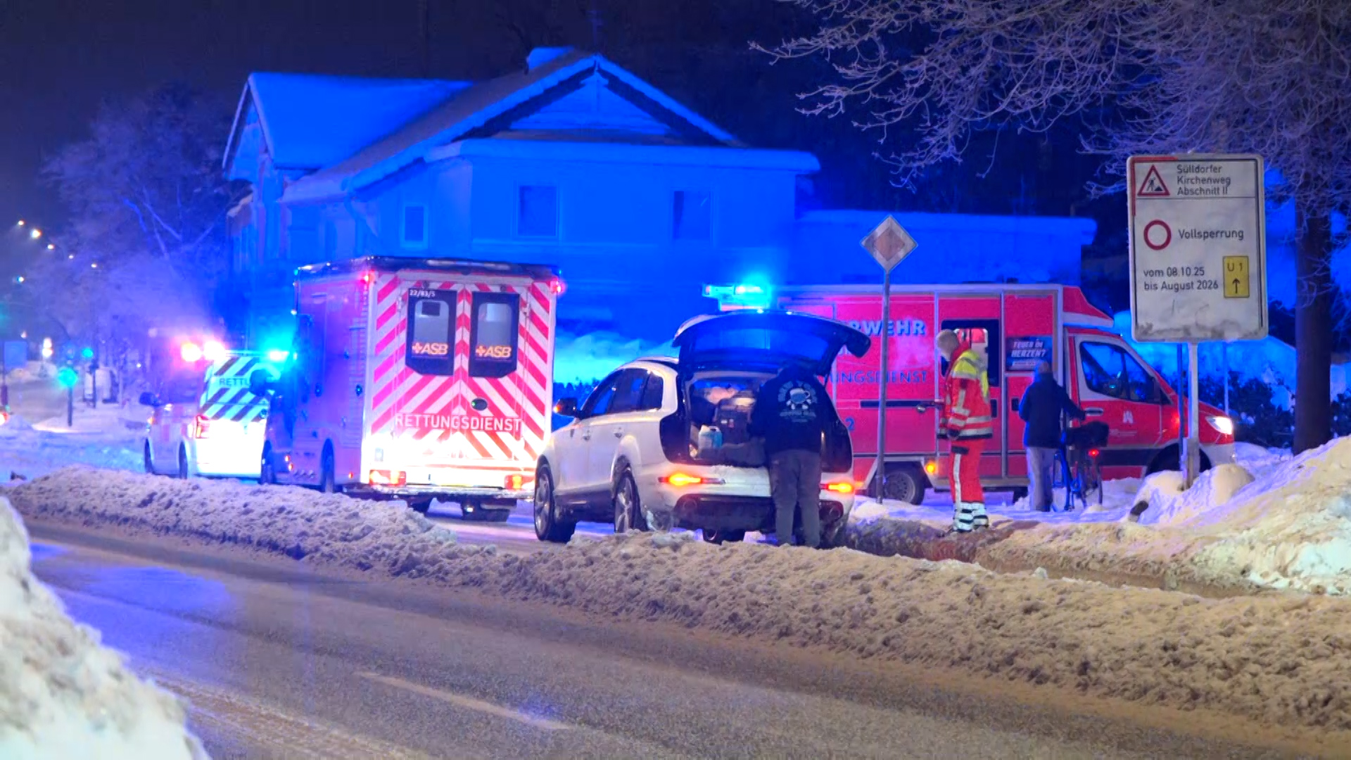 Blitzgeburt im Auto bei gefährlicher Eiseskälte in Hamburg-Rissen | MOPO